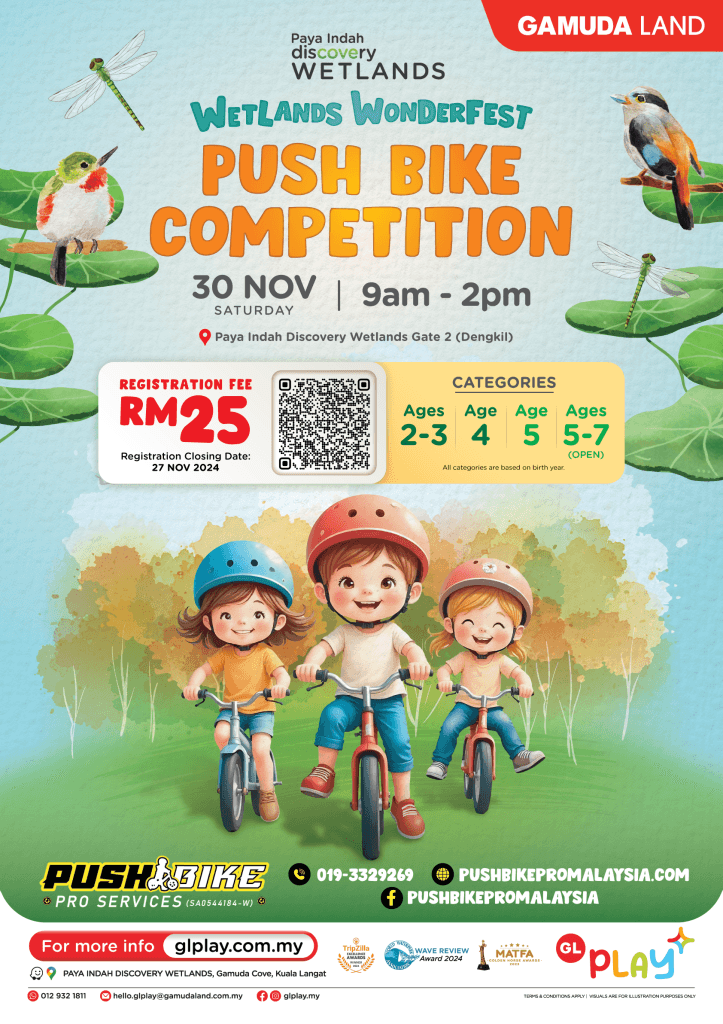 WETLANDS WONDERFEST PUSH BIKE COMPETITION 2024 - Push Bike Pro Malaysia