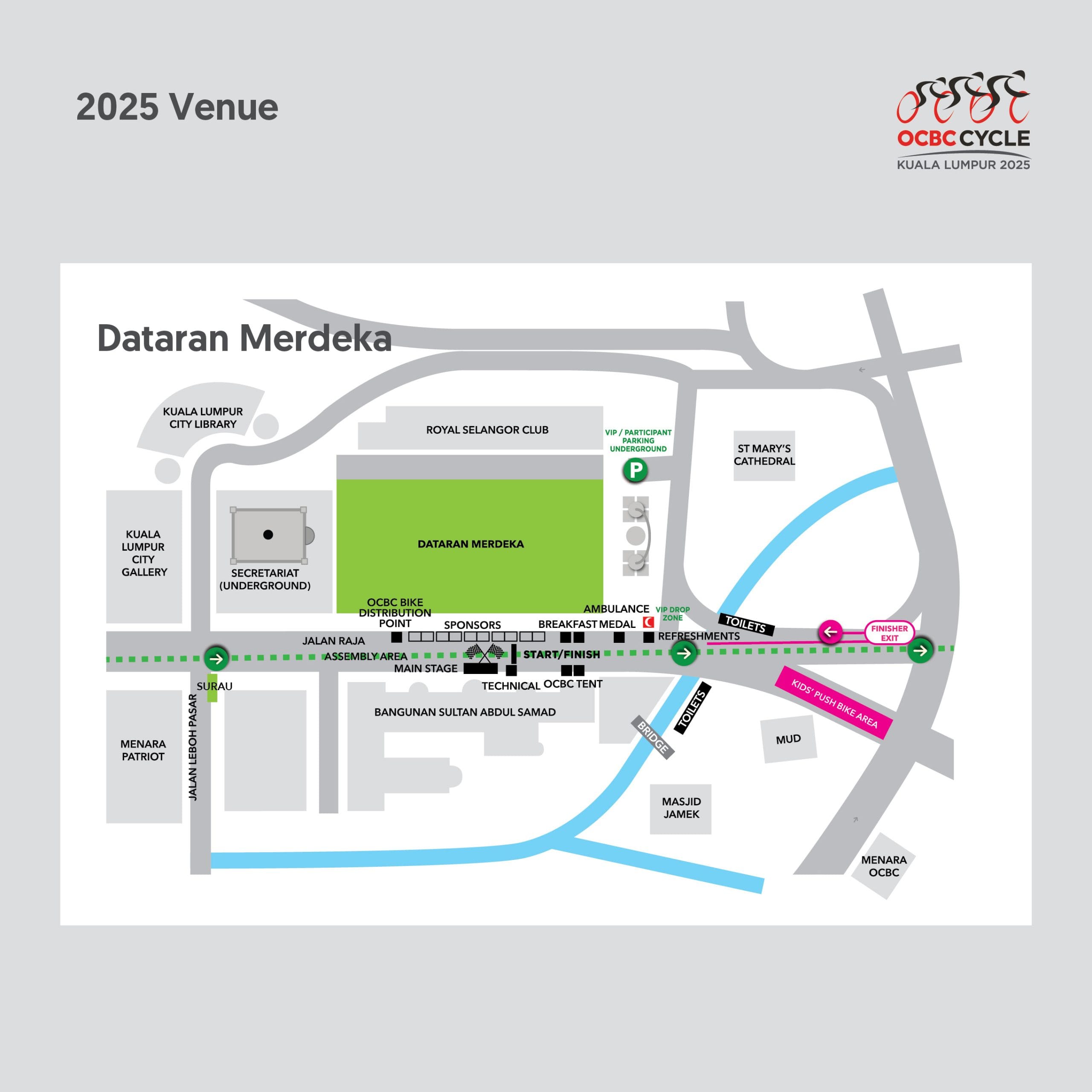 Push Bike Race @ Kuala Lumpur OCBC Cycle 2025 - Push Bike Pro Malaysia